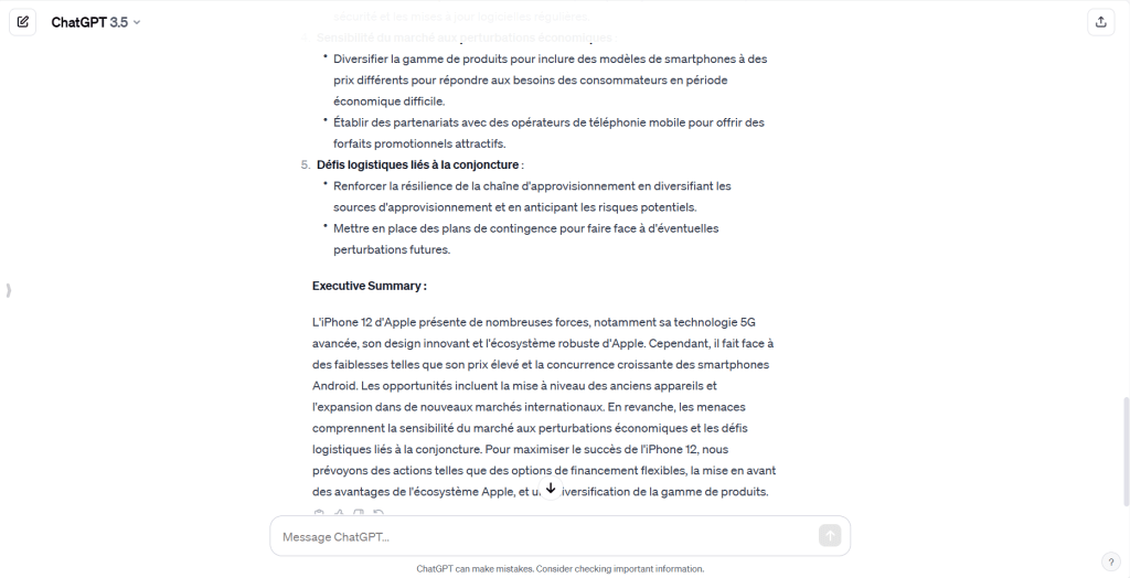 Créer une analyse SWOT avec Chat GPT et PowerPoint